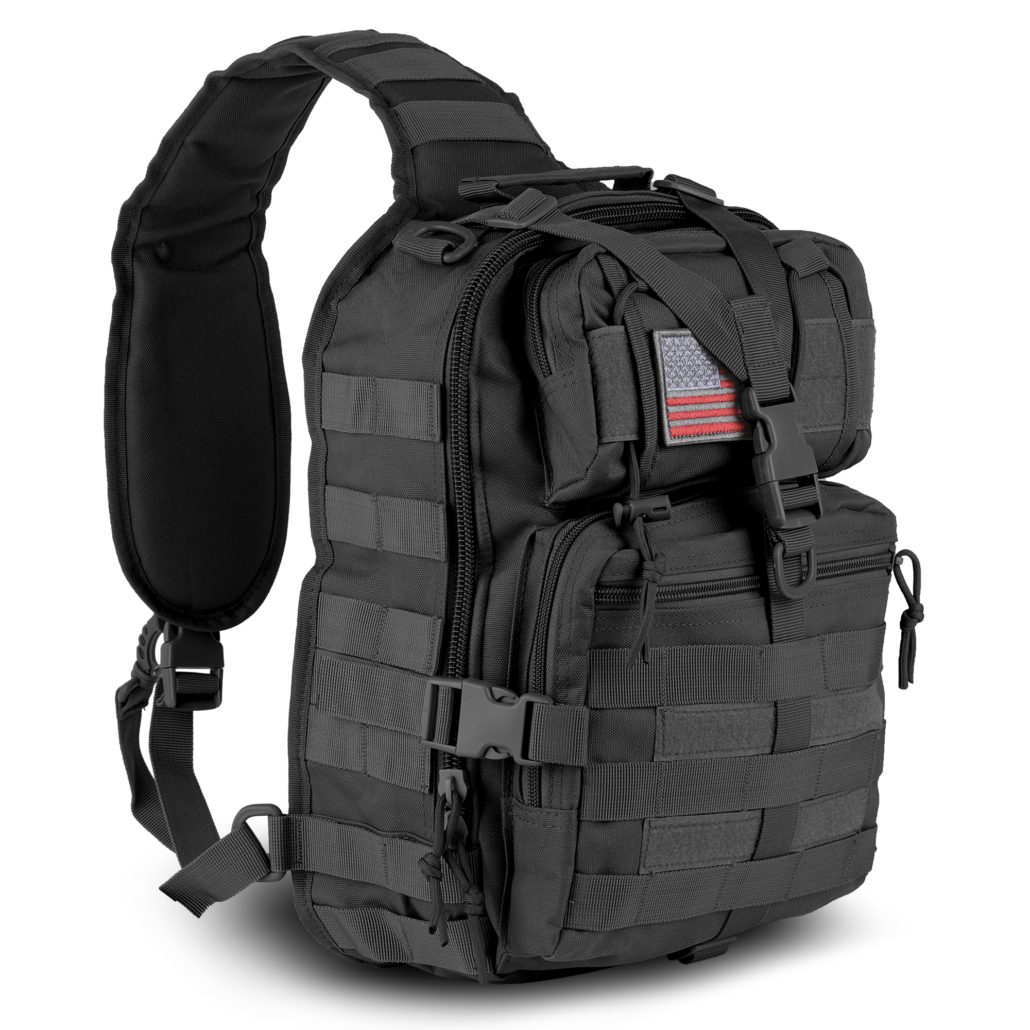 Tactical Sling Chest Bag | Camo Shoulder Molle Bug Out Bag