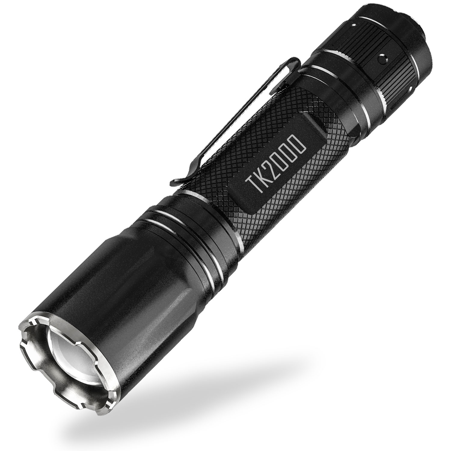 LED Tactical Flashlight with Holster for Safety and Security - EcoGear FX