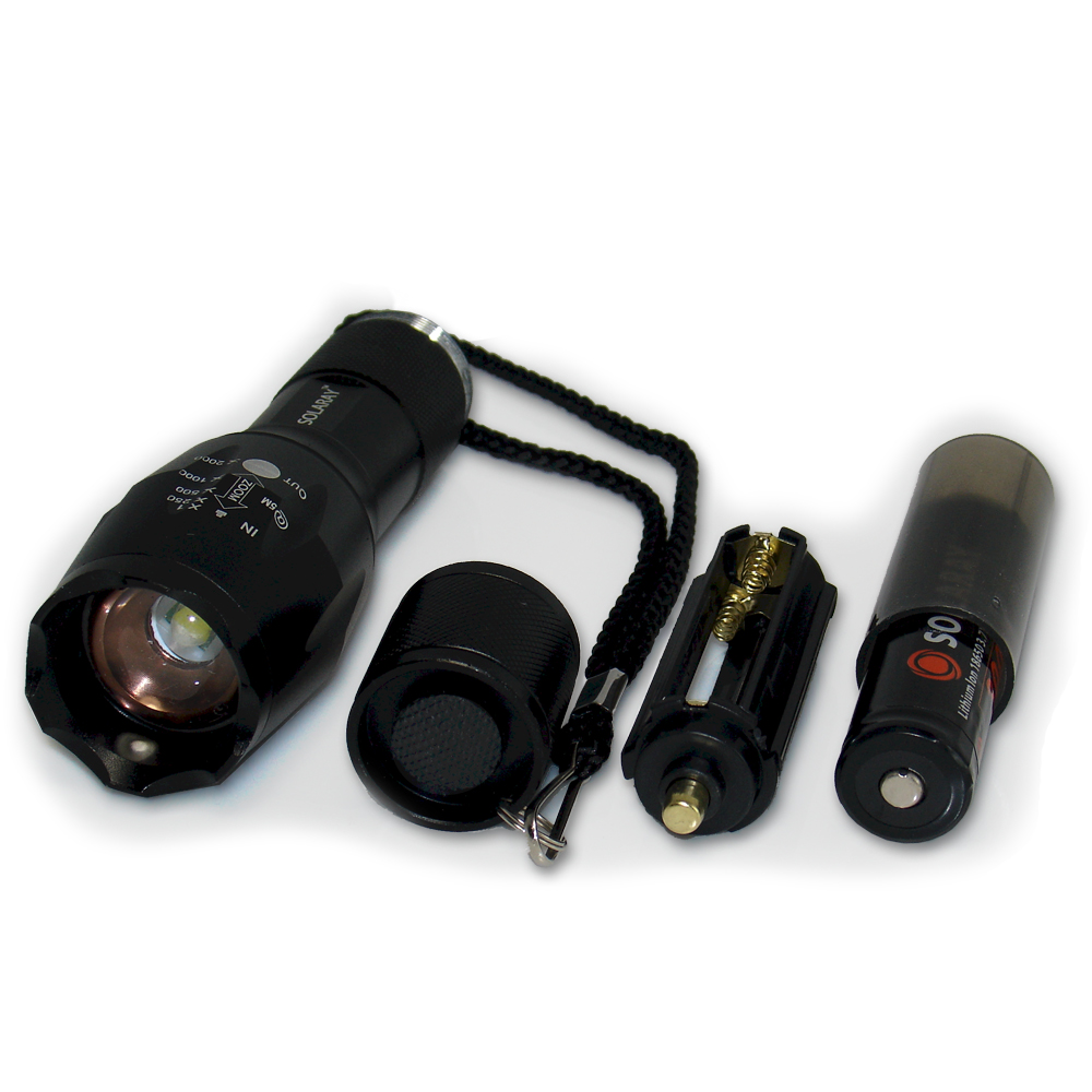 Professional LED Rechargeable Flashlight Kit for Everyday Use